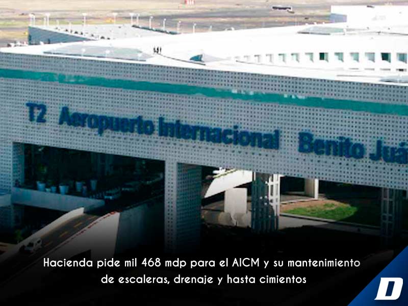 Presupuesto 2023: Hacienda pide mil 468 mdp para el AICM - Diario de ...