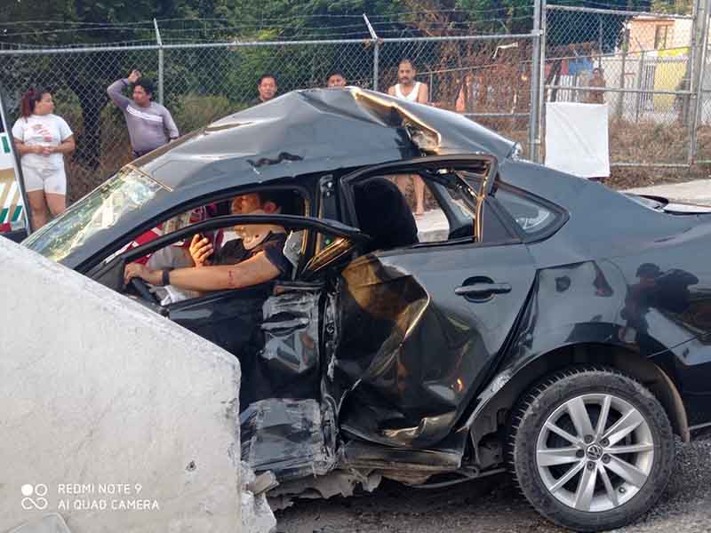 ¡Policía impactado! - Diario de Chiapas