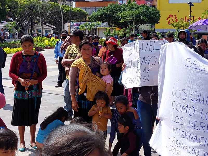 Fin a la violencia, piden desplazados - Diario de Chiapas