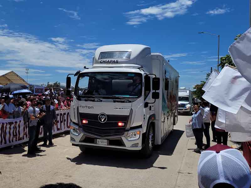 Convoyes en 8 municipios - Diario de Chiapas
