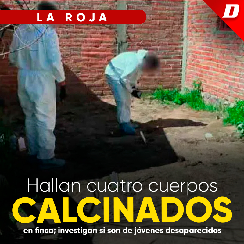 Caso Lagos de Moreno: hallan cuatro cuerpos calcinados en finca; investigan si son de jóvenes ...