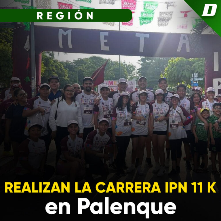 Realizan la carrera IPN 11 k en Palenque - Diario de Chiapas