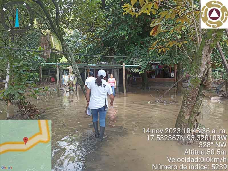 Atienden afectaciones en Pichucalco - Diario de Chiapas