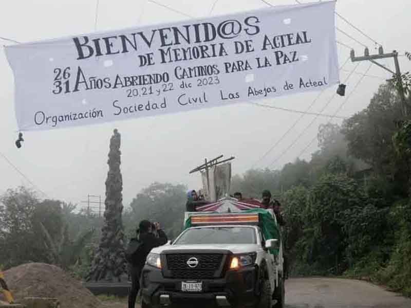 Conmemoran 26 años de la masacre de Acteal - Diario de Chiapas
