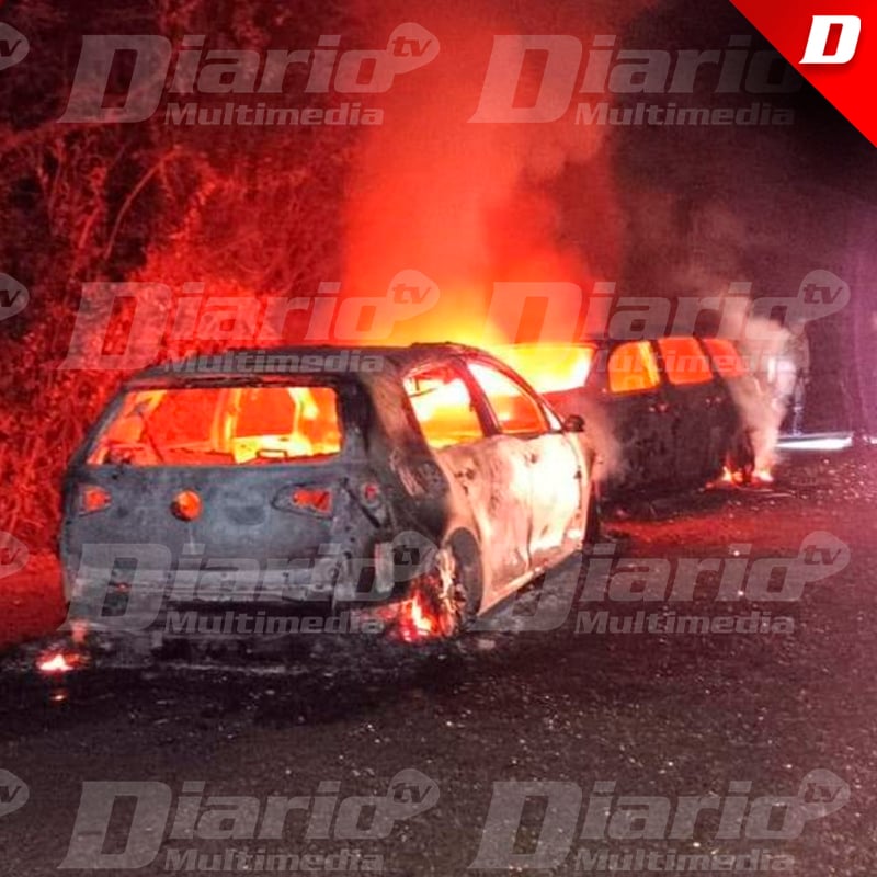 Vehículos arden tras choque en Copainalá - Diario de Chiapas
