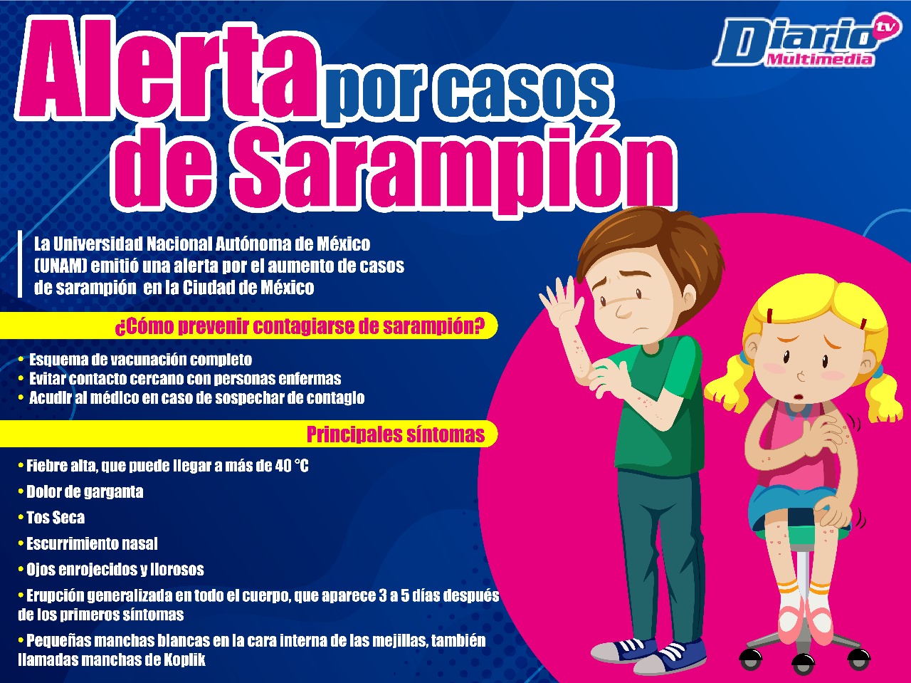 Alerta por casos de Sarampión - Diario de Chiapas