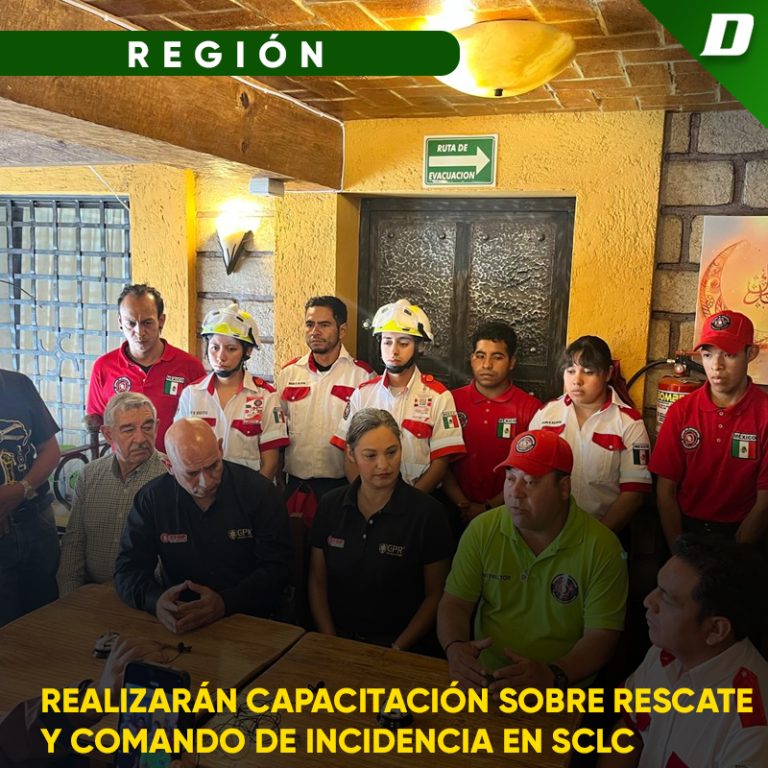 Realizarán capacitación sobre rescate y comando de incidencia en SCLC ...