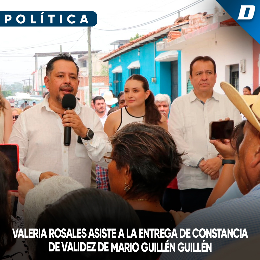 Valeria Rosales asiste a la entrega de constancia de validez de Mario ...