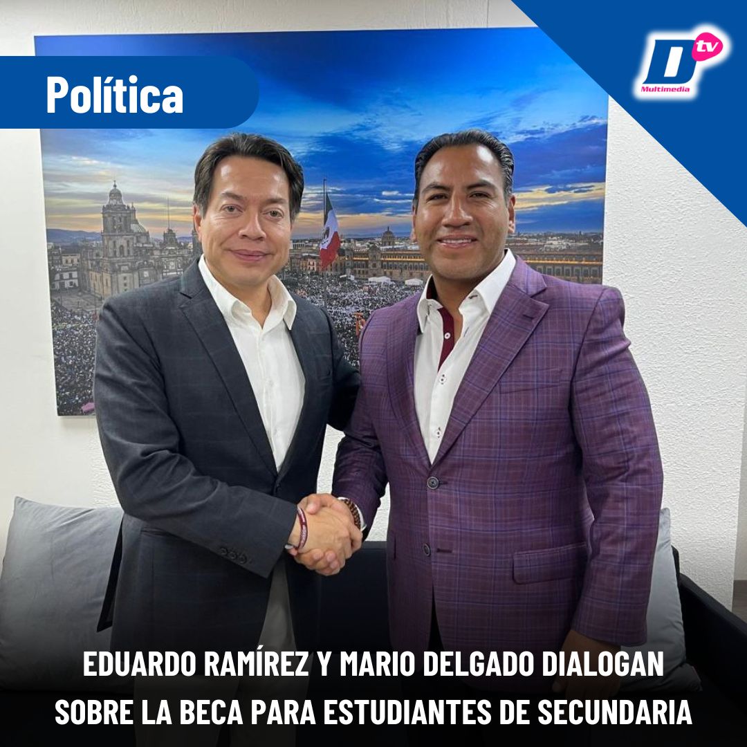 Eduardo Ramírez y Mario Delgado dialogan sobre la beca para estudiantes ...