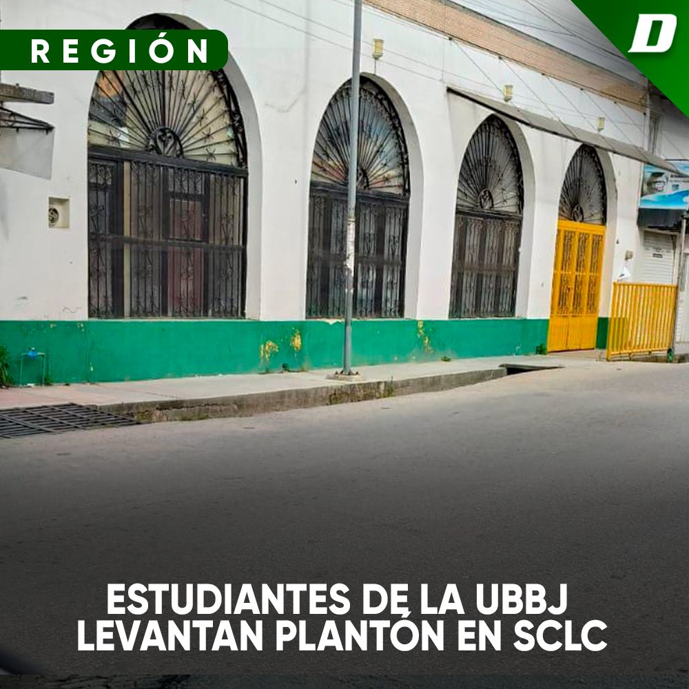 Estudiantes de la UBBJ levantan plantón en SCLC - Diario de Chiapas
