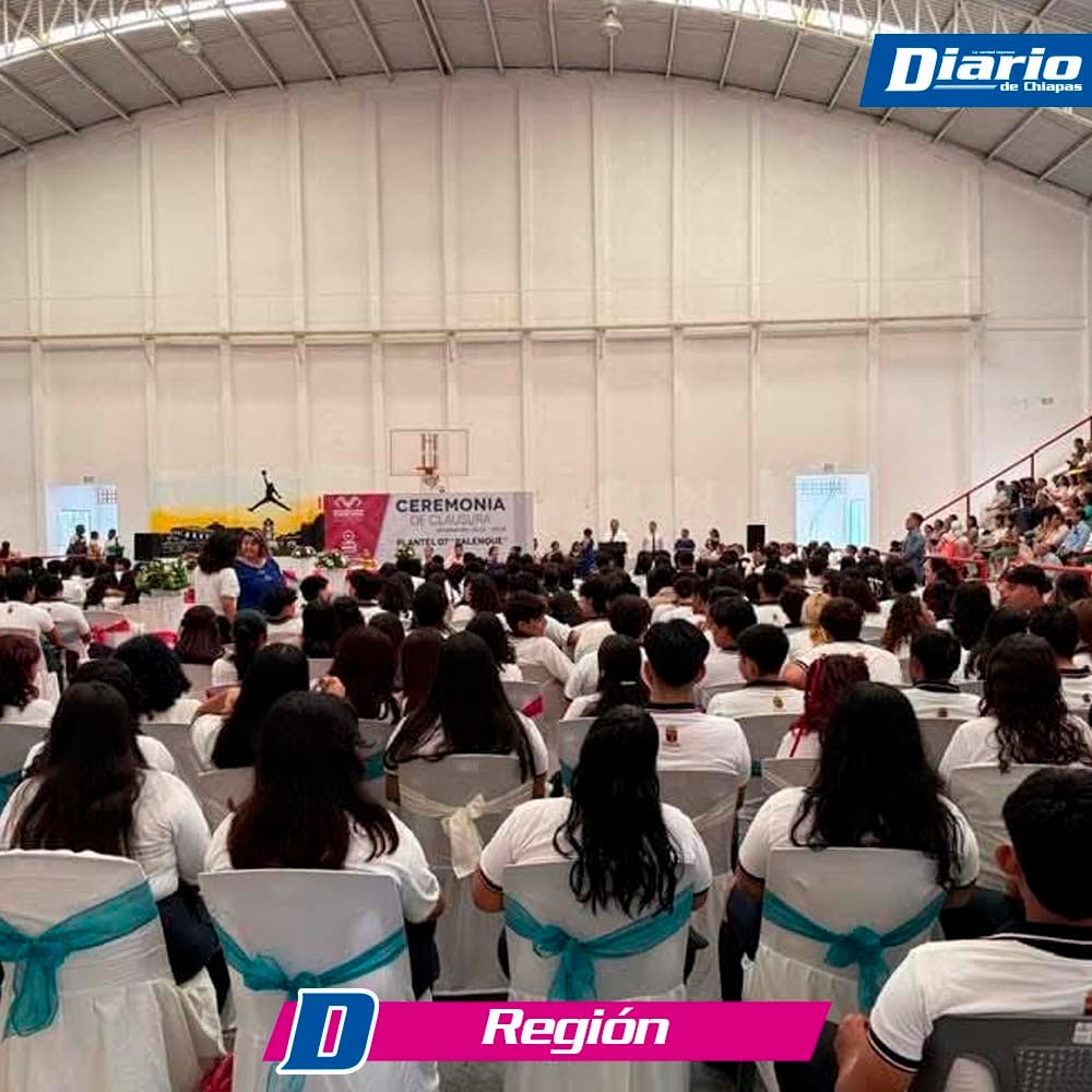 Se gradúan 293 jóvenes del Cobach 07 Palenque - Diario de Chiapas
