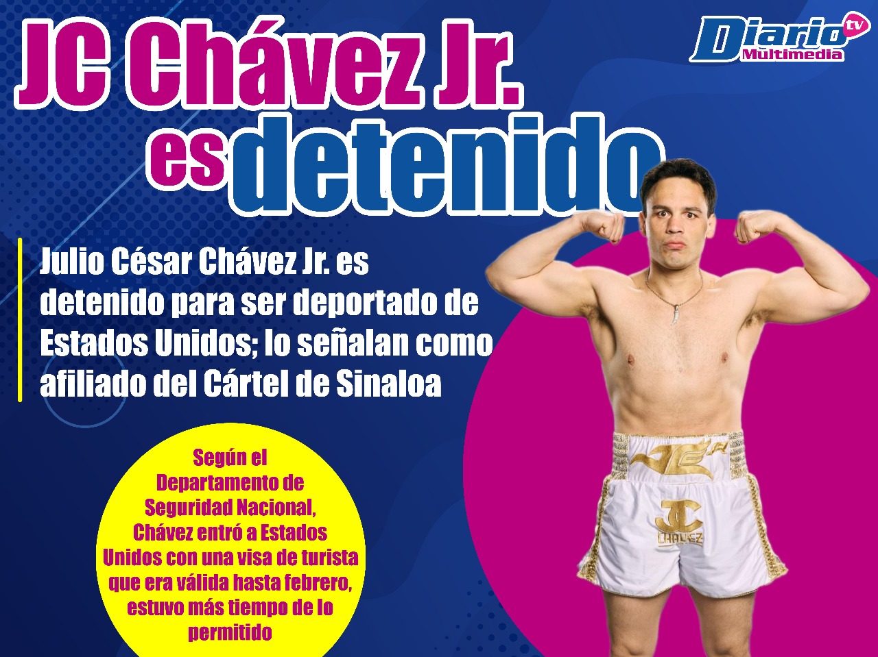 🥊🚨🇺🇸 #Entérate | JC Chávez Jr. es detenido - Diario de Chiapas