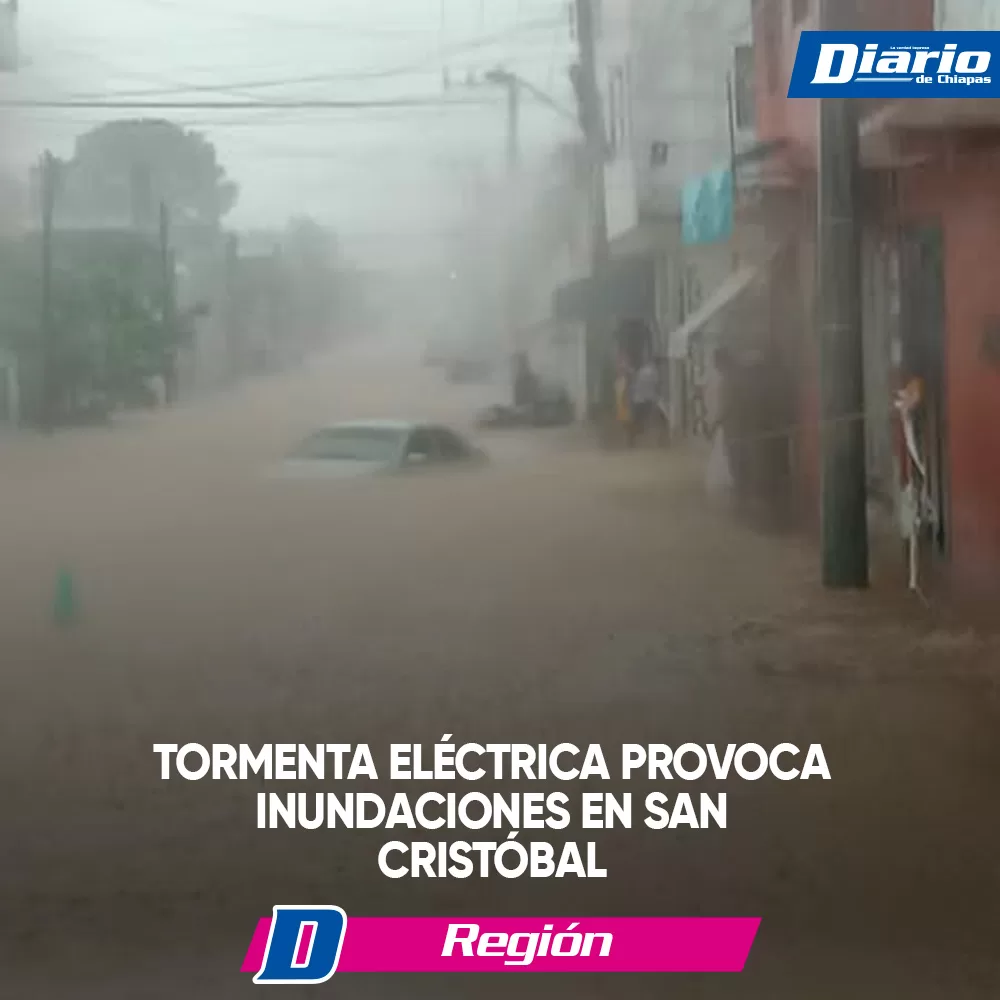 Tormenta eléctrica provoca inundaciones en San Cristóbal - Diario de ...