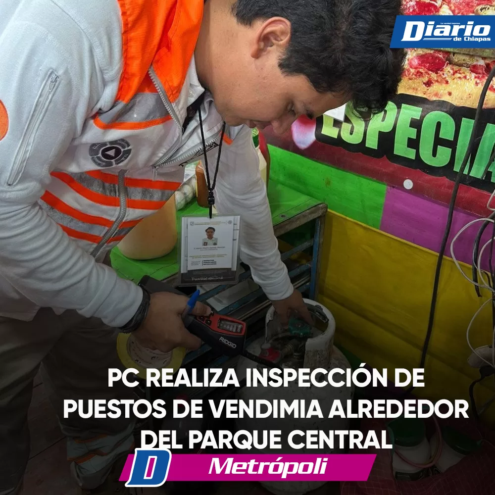 PC realiza inspección de puestos de vendimia alrededor del Parque ...
