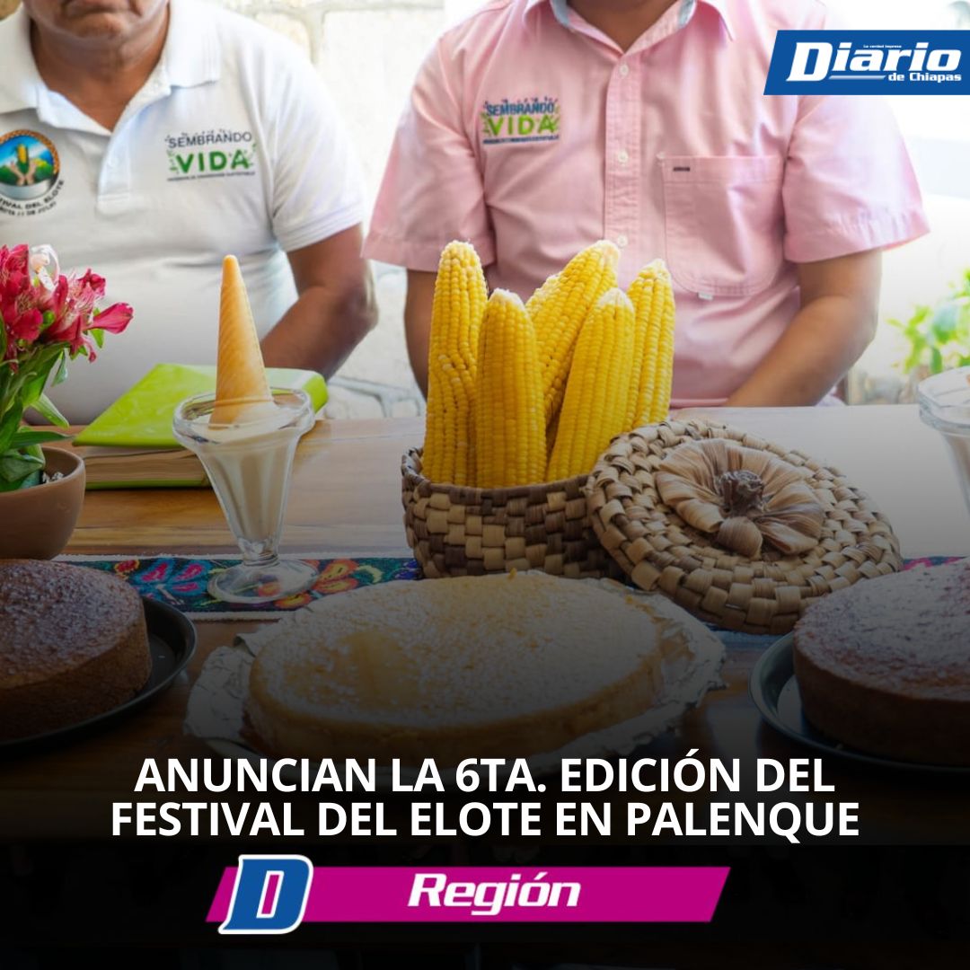 Anuncian la 6ta. edición del Festival del Elote en Palenque - Diario de ...