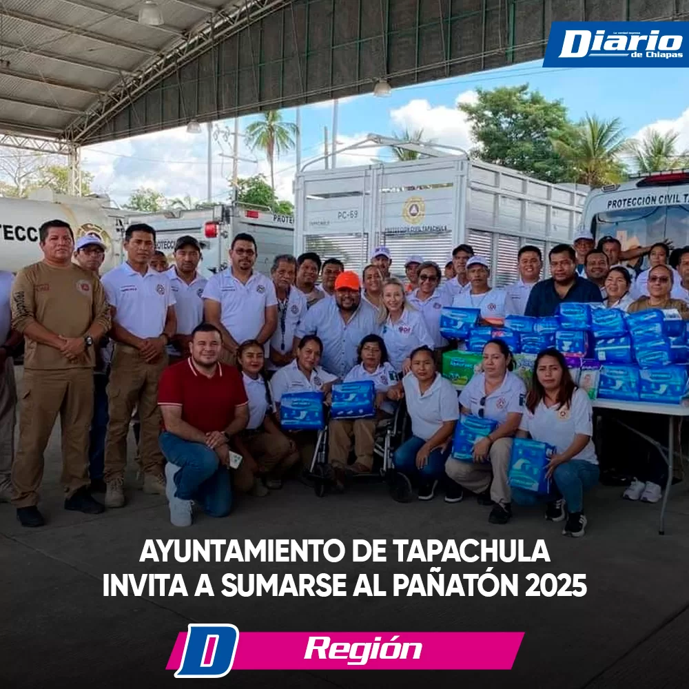 Ayuntamiento de Tapachula invita a sumarse al Pañatón 2025 - Diario de ...