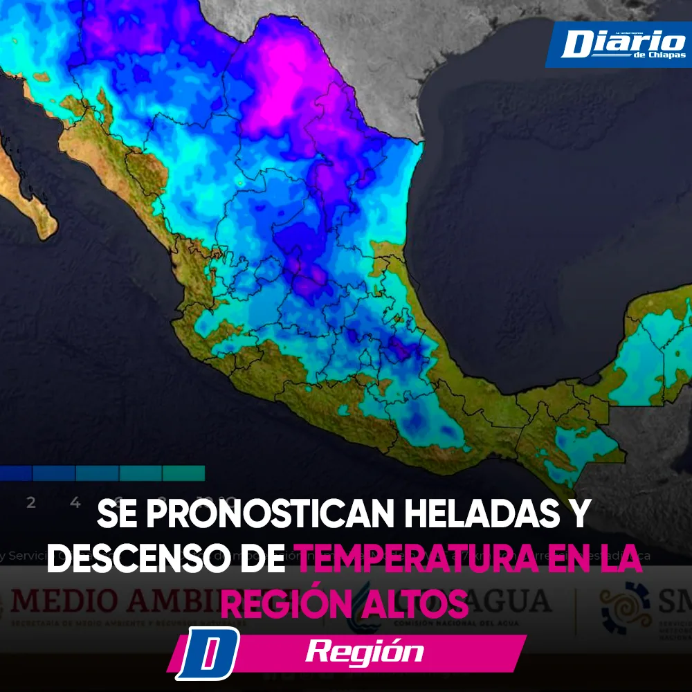 Se pronostican heladas y descenso de temperatura en la región Altos ...
